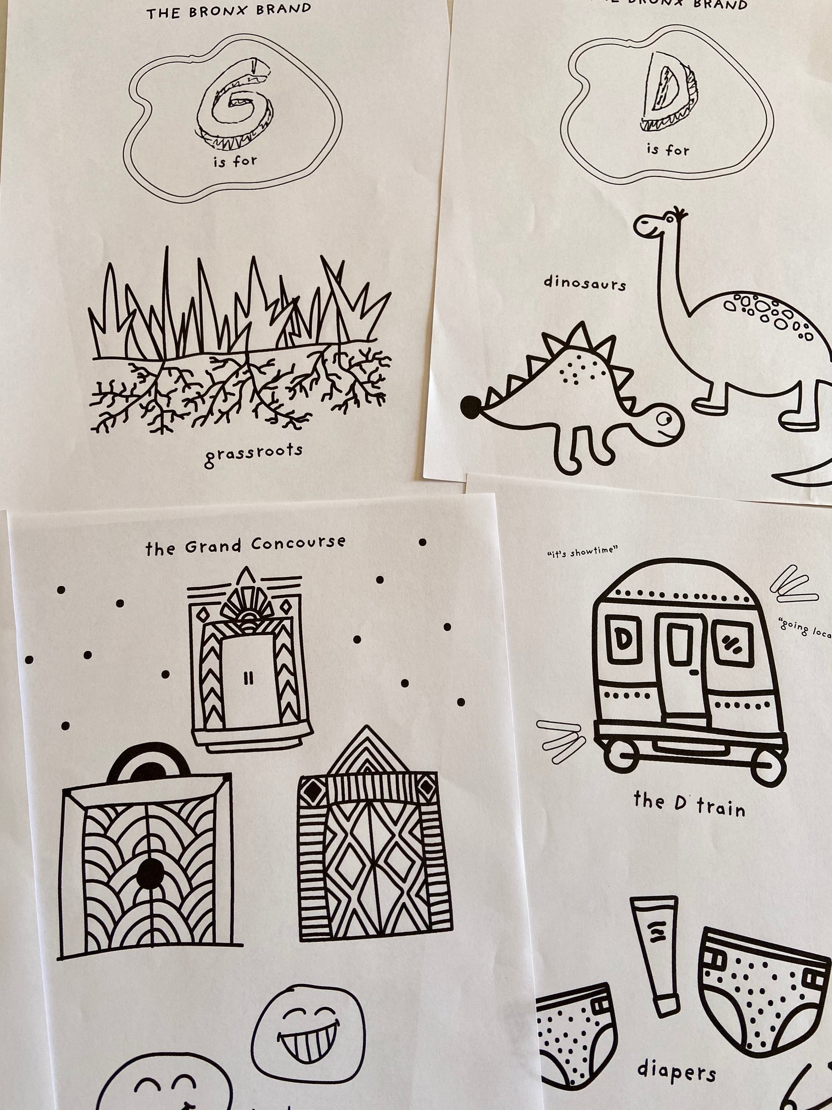 Toddler ABC Coloring Book | The Bronx Brand